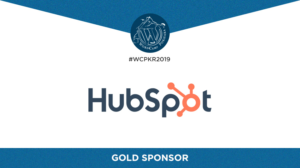 Thank you Hubspot for being Gold Sponsor – WordCamp Pokhara 2019